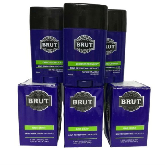 Faberge / Brut | Other | Brut Revolution 6 Bars Of Soap Stick ...